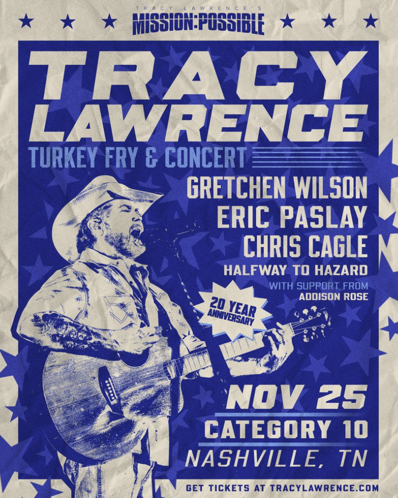 Tracy Lawrence Turkey Fry And Concert - Country Music News International